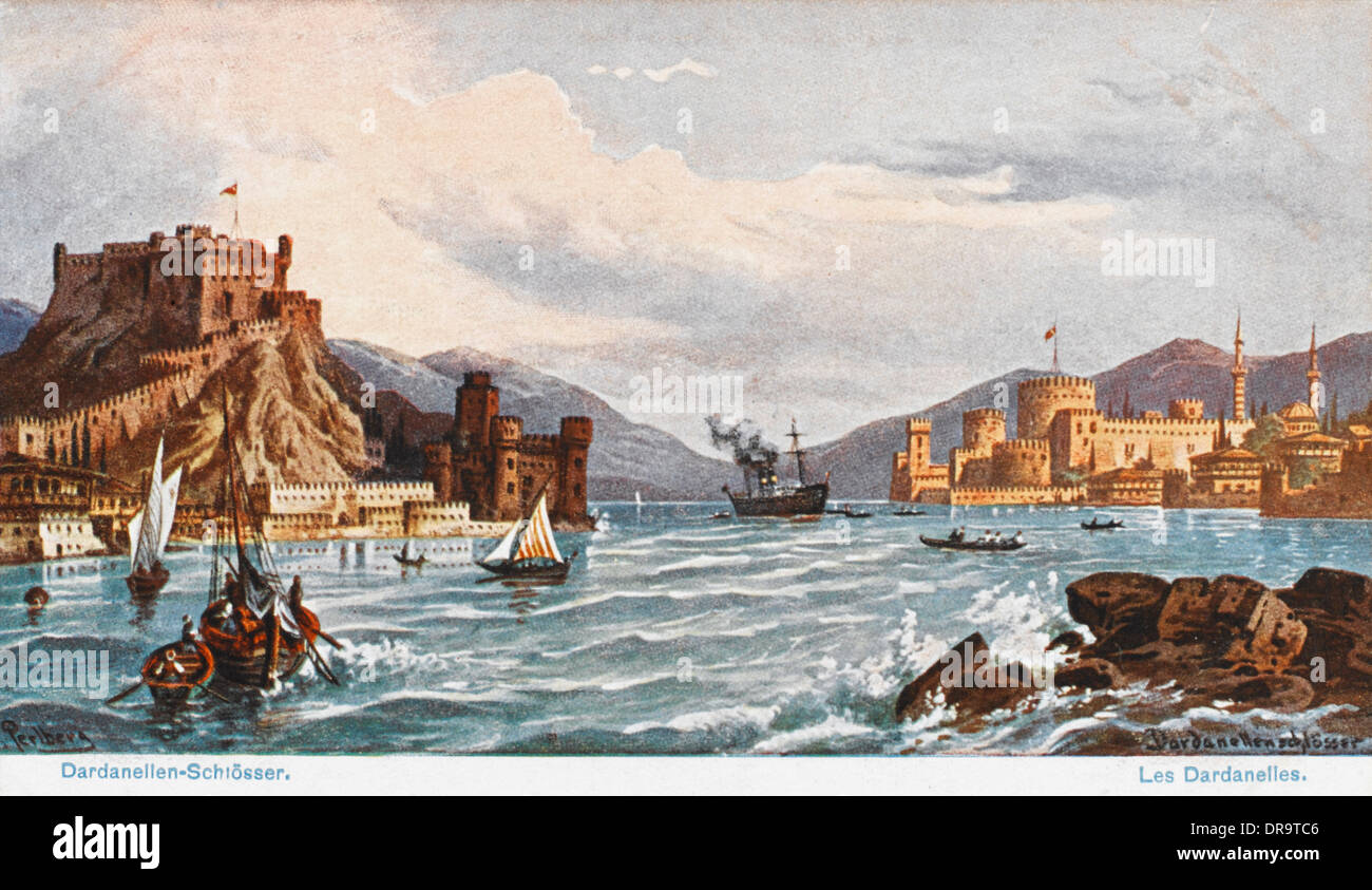 Dardanelles - The Castles Stock Photo - Alamy