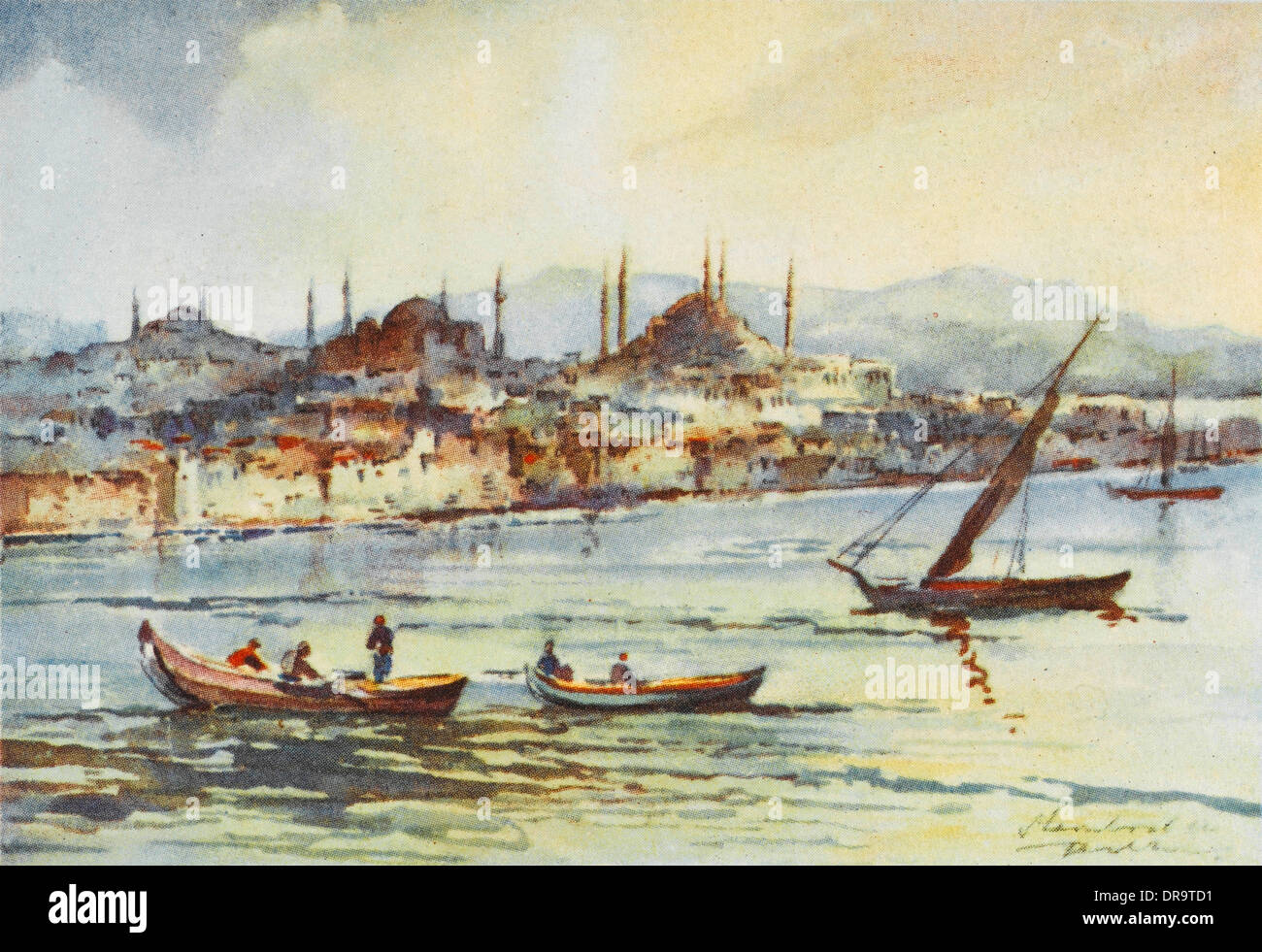 View of Constantinople Stock Photo - Alamy