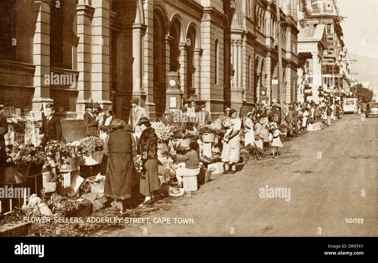 Flower Sellers - Cape Town, South Africa Stock Photo - Alamy