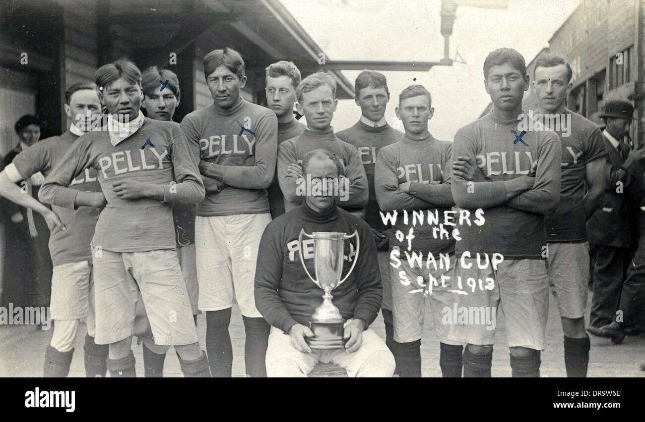 Pelly Football team Stock Photo - Alamy