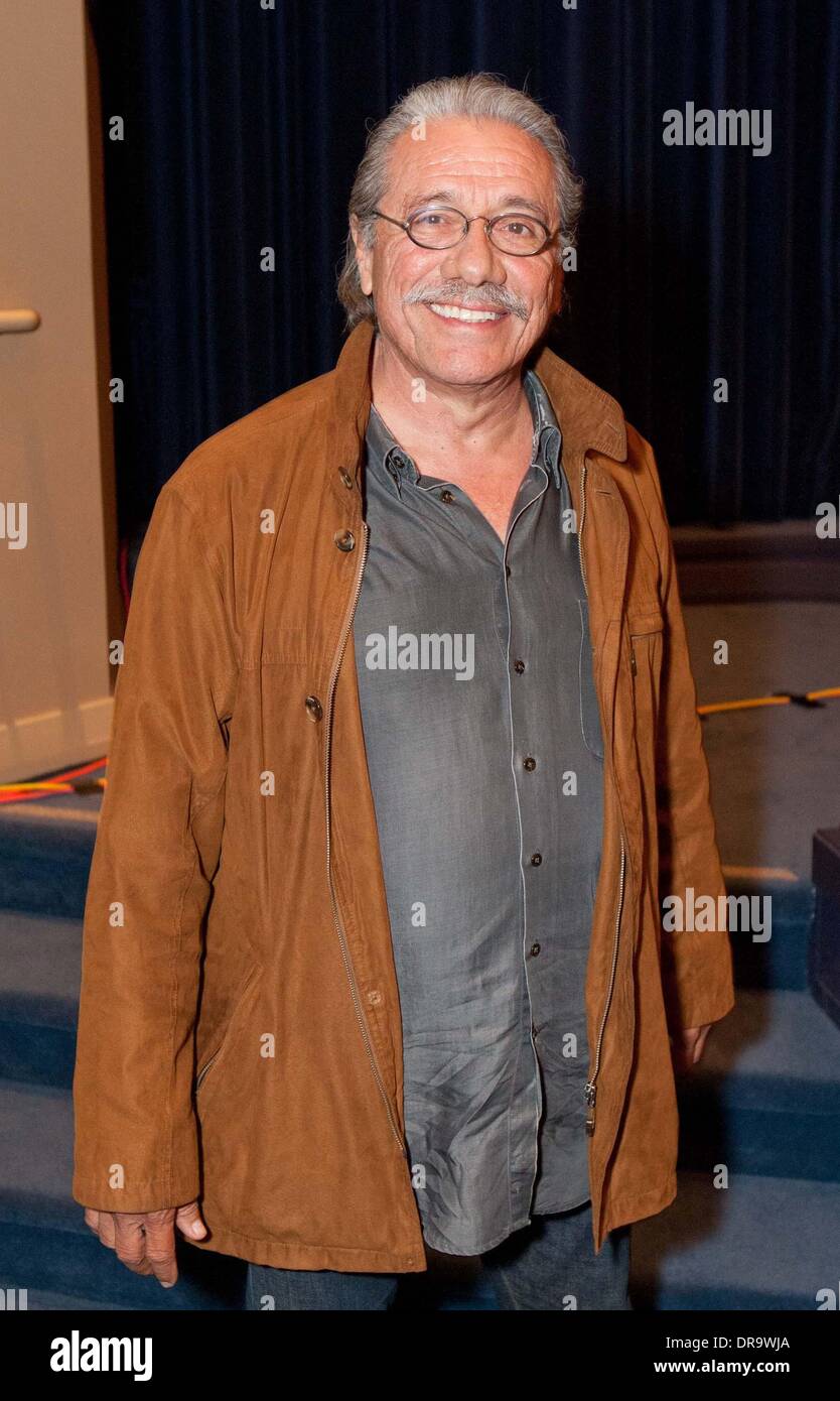 Edward James Olmos Edward James Olmos and director Robert M. Young ...