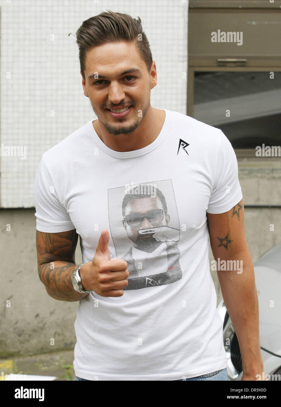 Mario Falcone outside the ITV studios London, England - 27.06.12 Stock ...