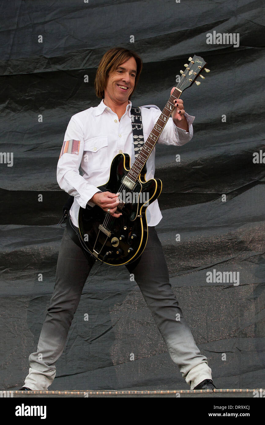 Per Gessle of Roxette performs on stage during day 2 of the Peace ...