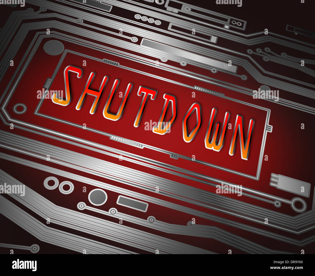 Shut down concept Stock Photo - Alamy