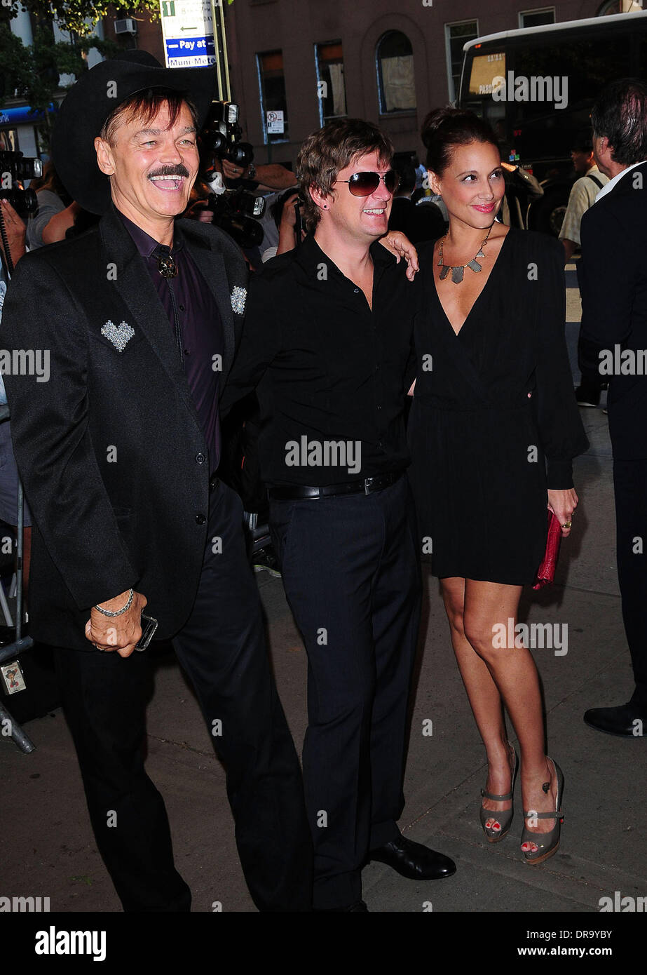 Randi Jones, Rob Thomas and Marisol Thomas New York Premiere of ...