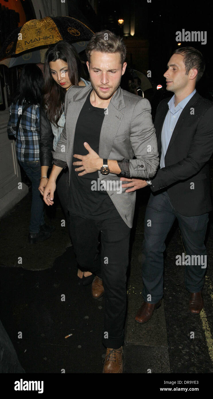 Shawn Pyfrom leaving Mahiki nightclub in West London London, England ...