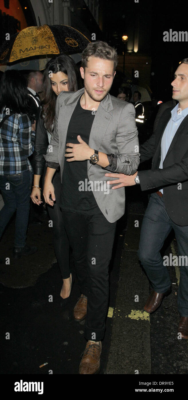Shawn Pyfrom leaving Mahiki nightclub in West London London, England ...