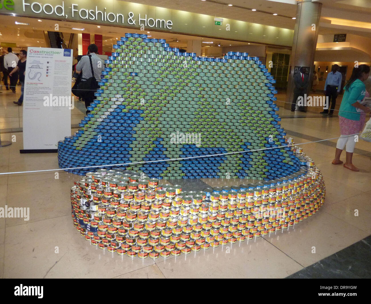Canstruction! Spectacular canned sculptures are on display throughout ...