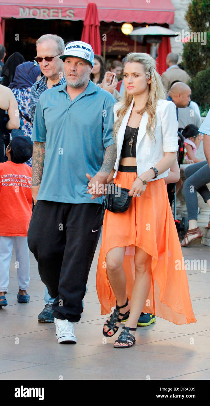 Fred Durst and his girlfriend shopping at The Grove in Hollywood Los ...