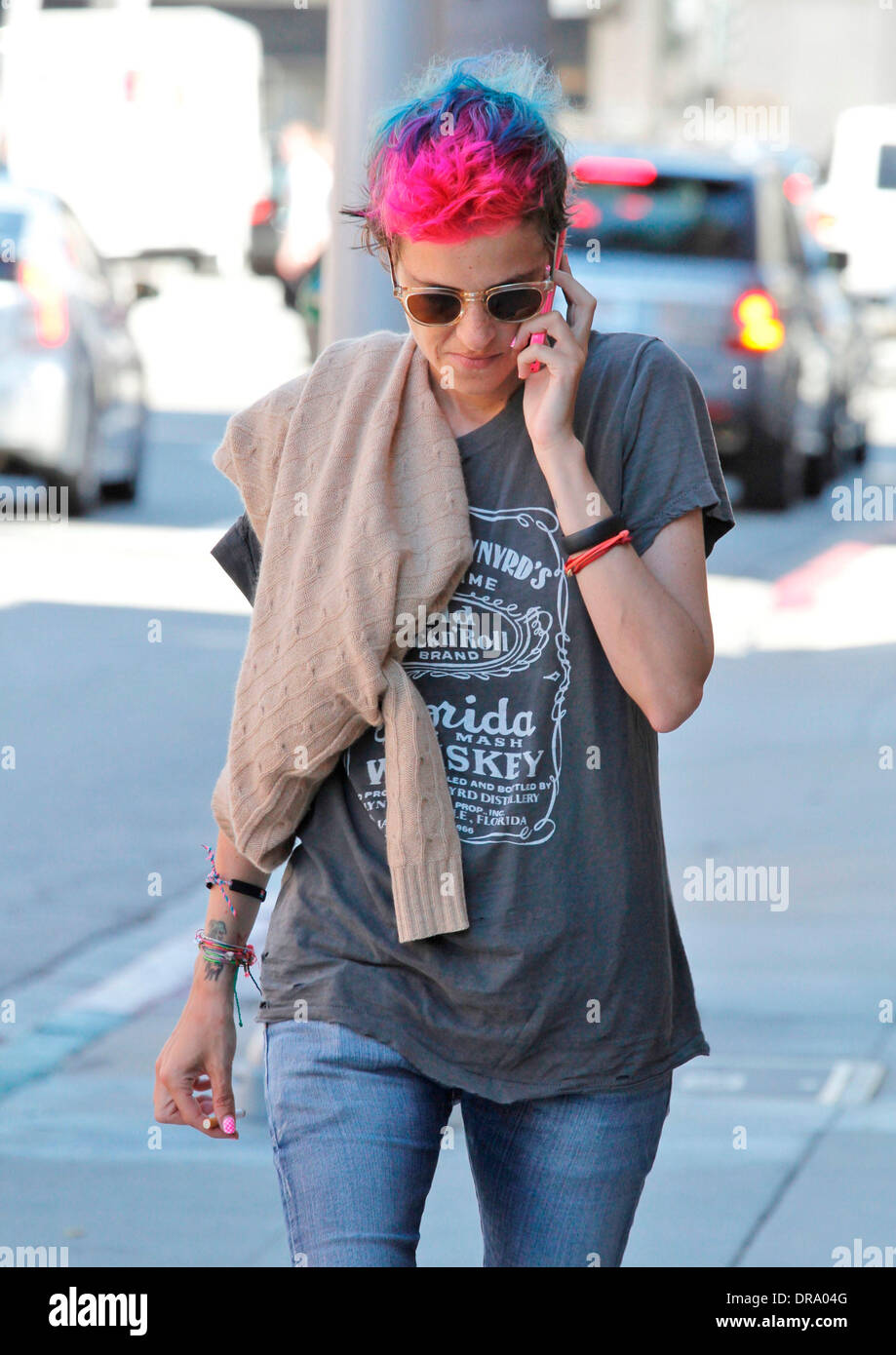 Samantha Ronson out and about in Beverly Hills Los Angeles, California ...