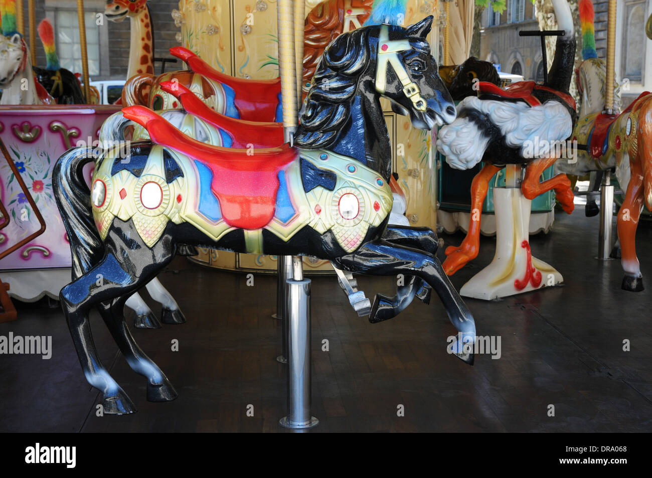 children's fairground rides Stock Photo - Alamy