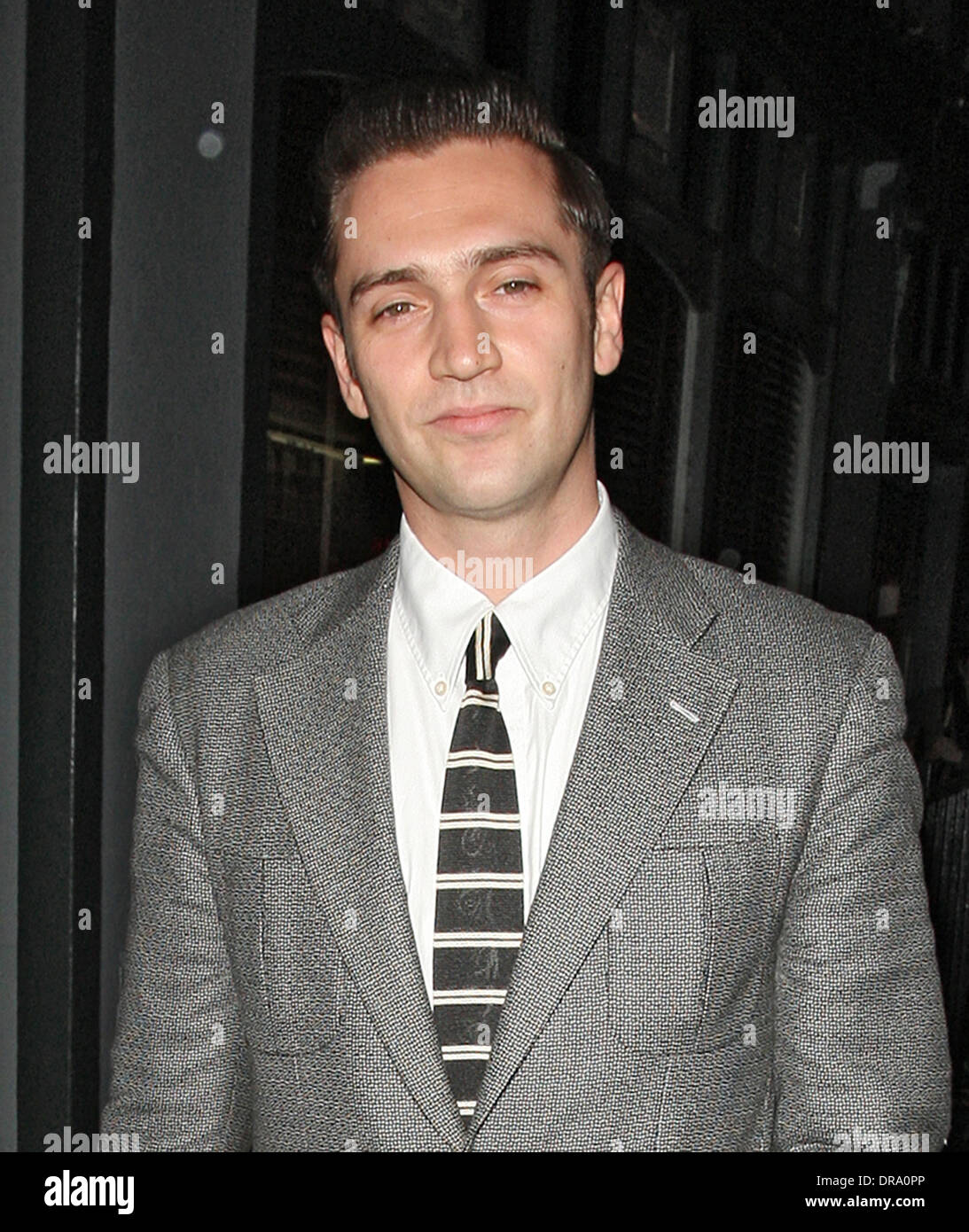 Reg Traviss leaves Groucho Club. The film director who dated tragic ...
