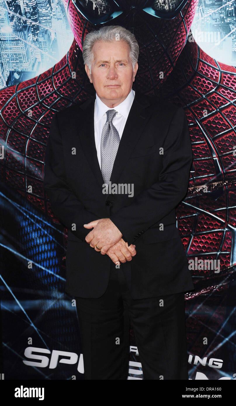 Martin Sheen Los Angeles premiere of 'The Amazing Spider-Man' held at ...