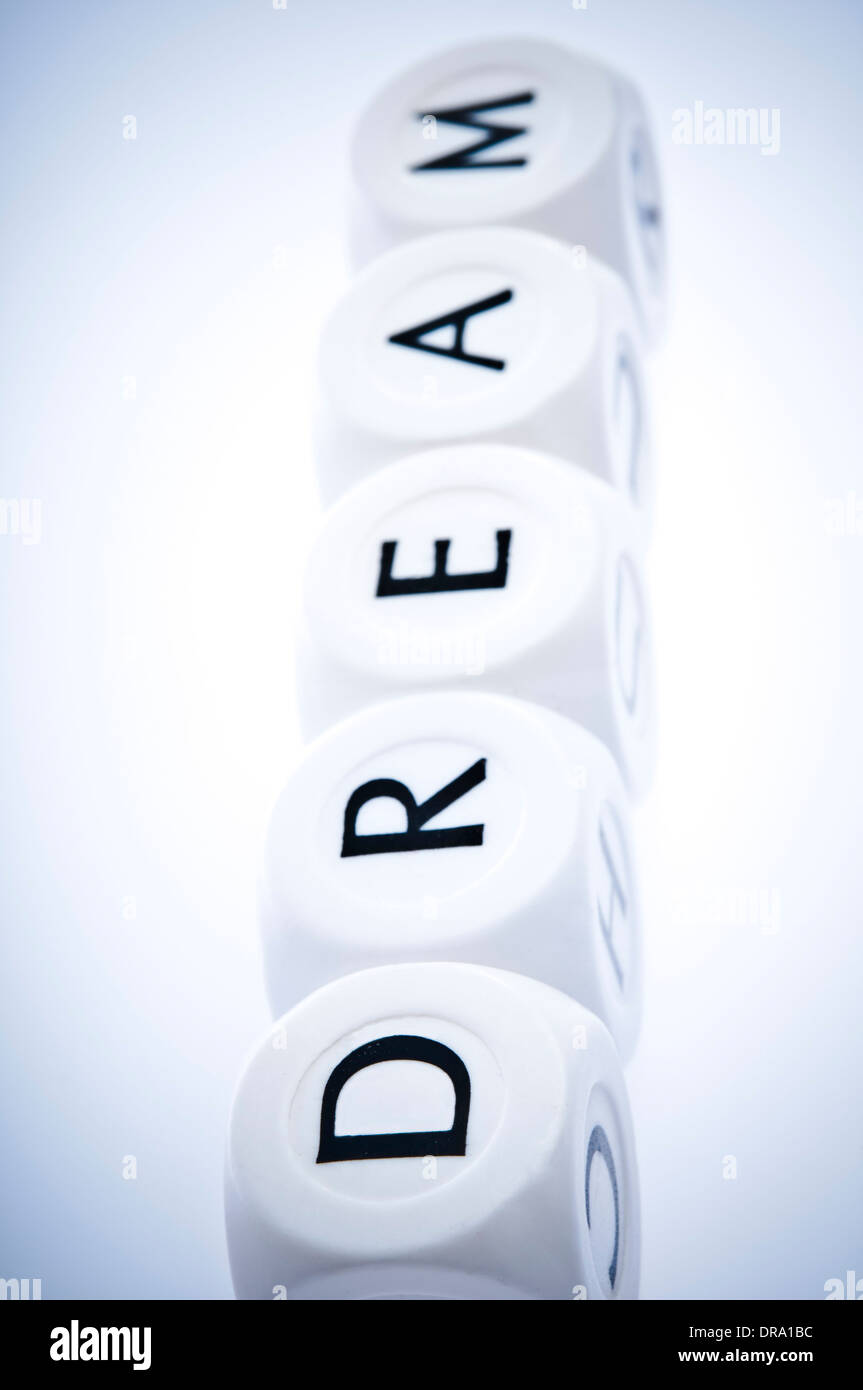 The Word Dream In Bubble Letters