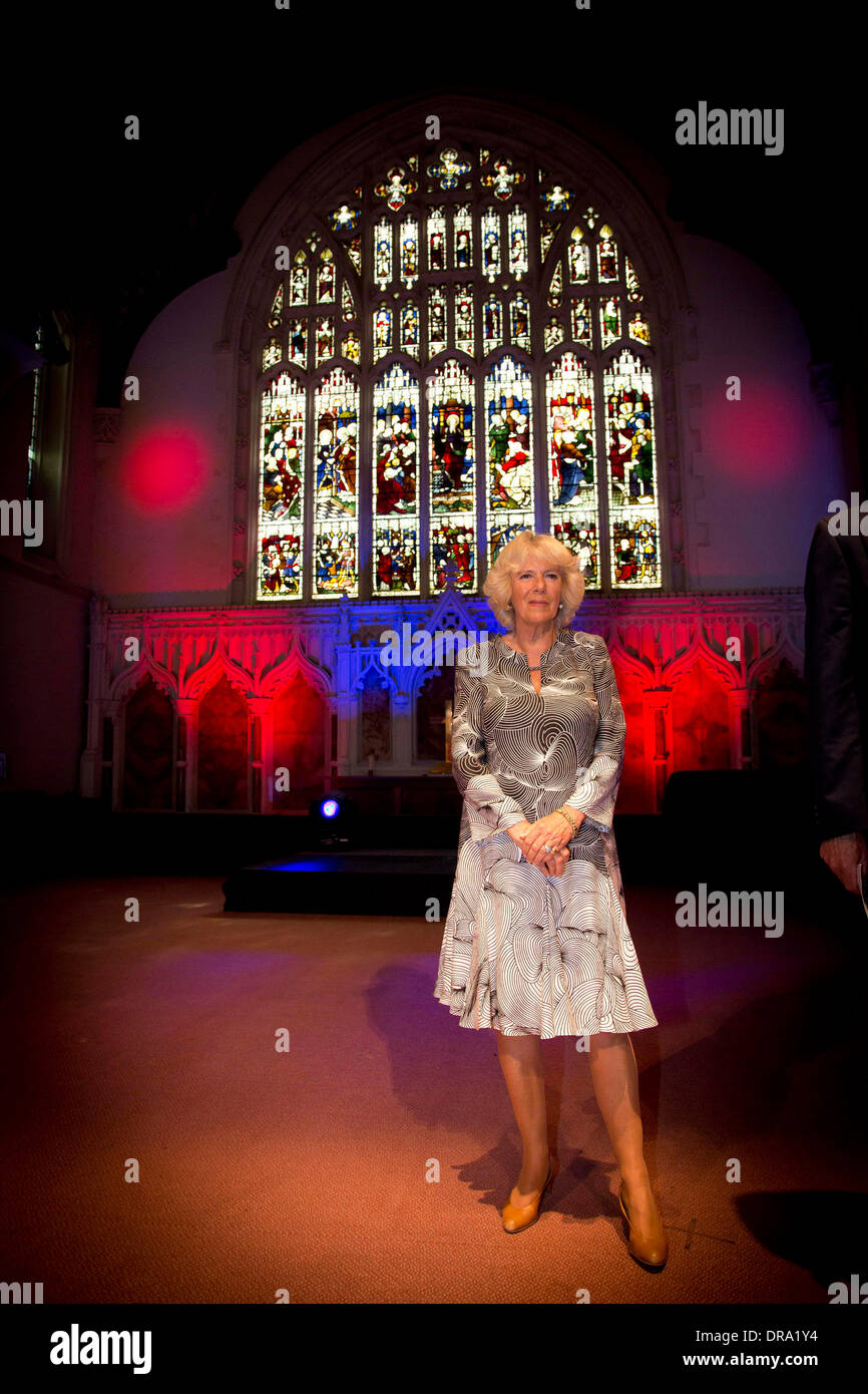 Camilla, Duchess of Cornwall attends a Diamond Jubilee tea party in St ...