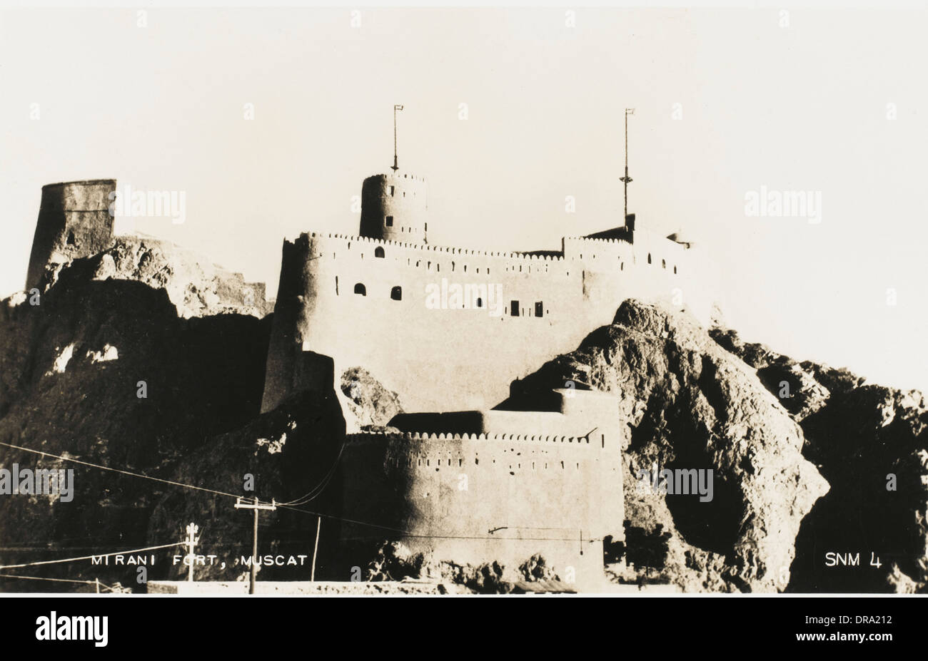 Muscat, Oman - Mirani Fort Stock Photo - Alamy