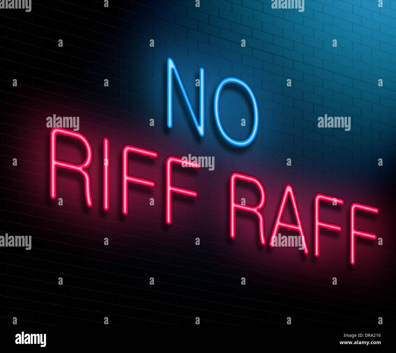 No riff raff concept Stock Photo - Alamy
