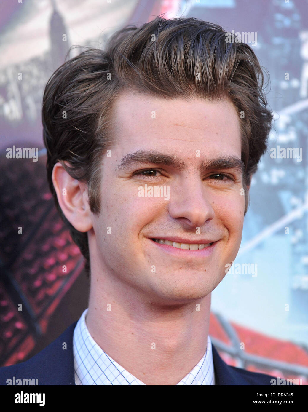 Andrew Garfield Los Angeles premiere of 'The Amazing Spider-Man' held ...