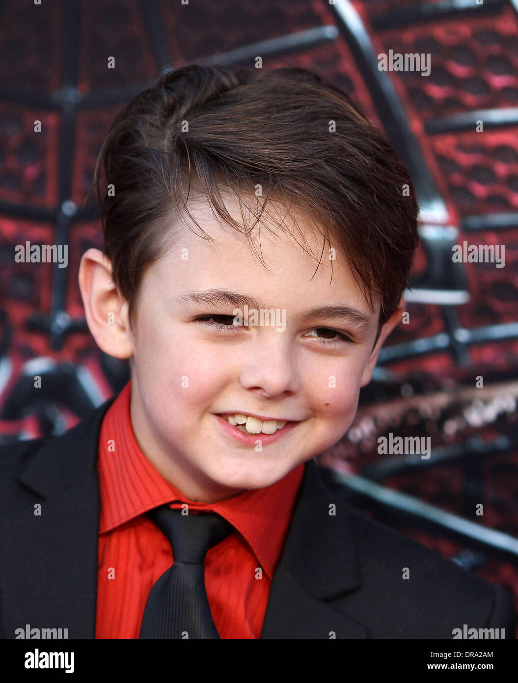 Max Charles Los Angeles premiere of 'The Amazing Spider-Man' held at ...