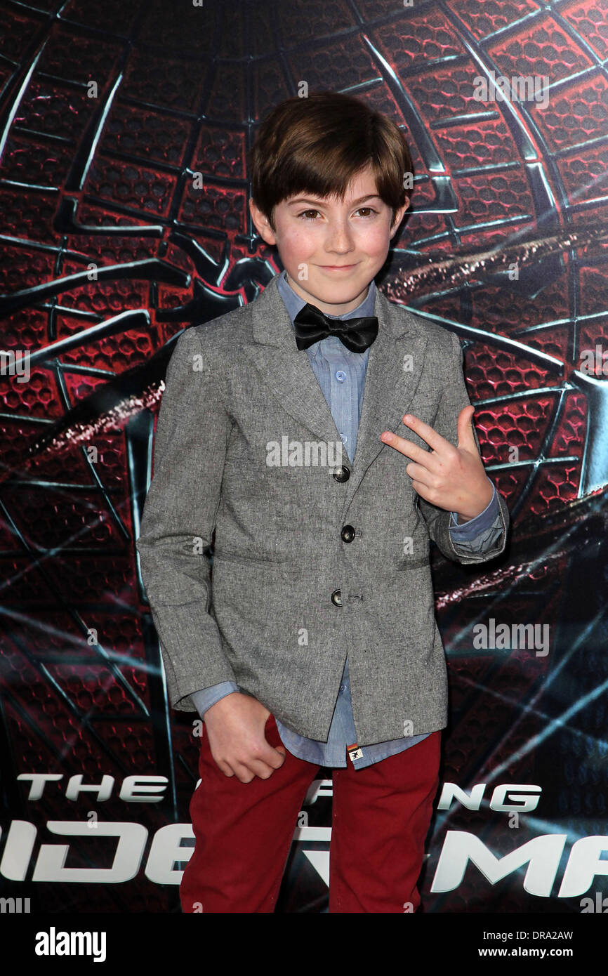 Mason Cook Los Angeles premiere of 'The Amazing Spider-Man' held at the ...