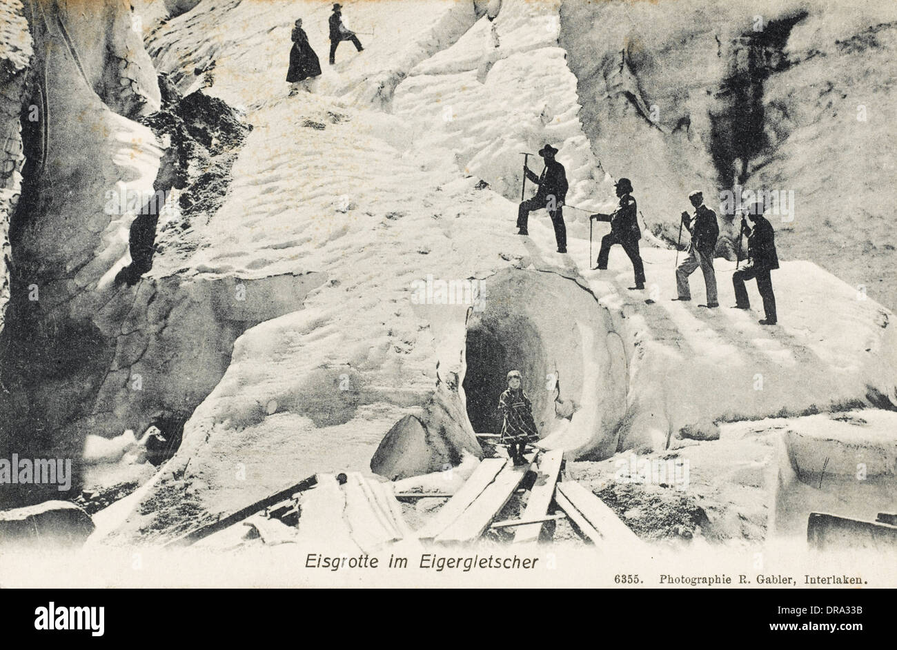 Ice Grotto - Eiger Glacier Stock Photo - Alamy