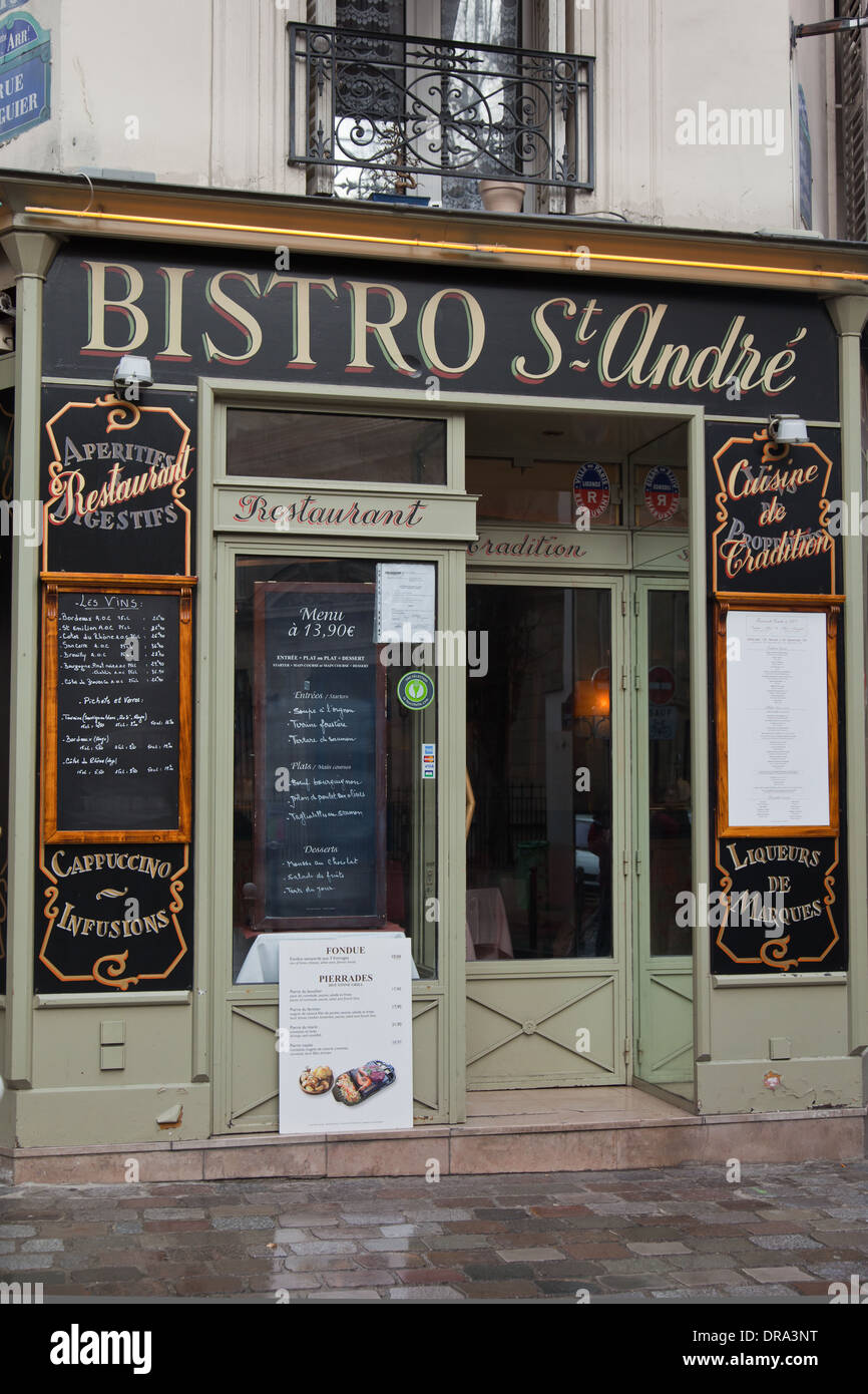 Parisian Bistro High Resolution Stock Photography and Images - Alamy