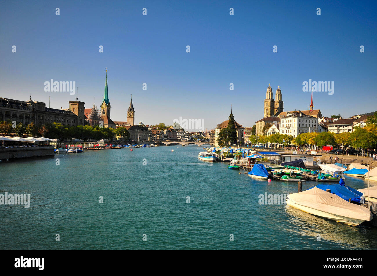 Limmat River in Zurich, Switzerland Stock Photo - Alamy