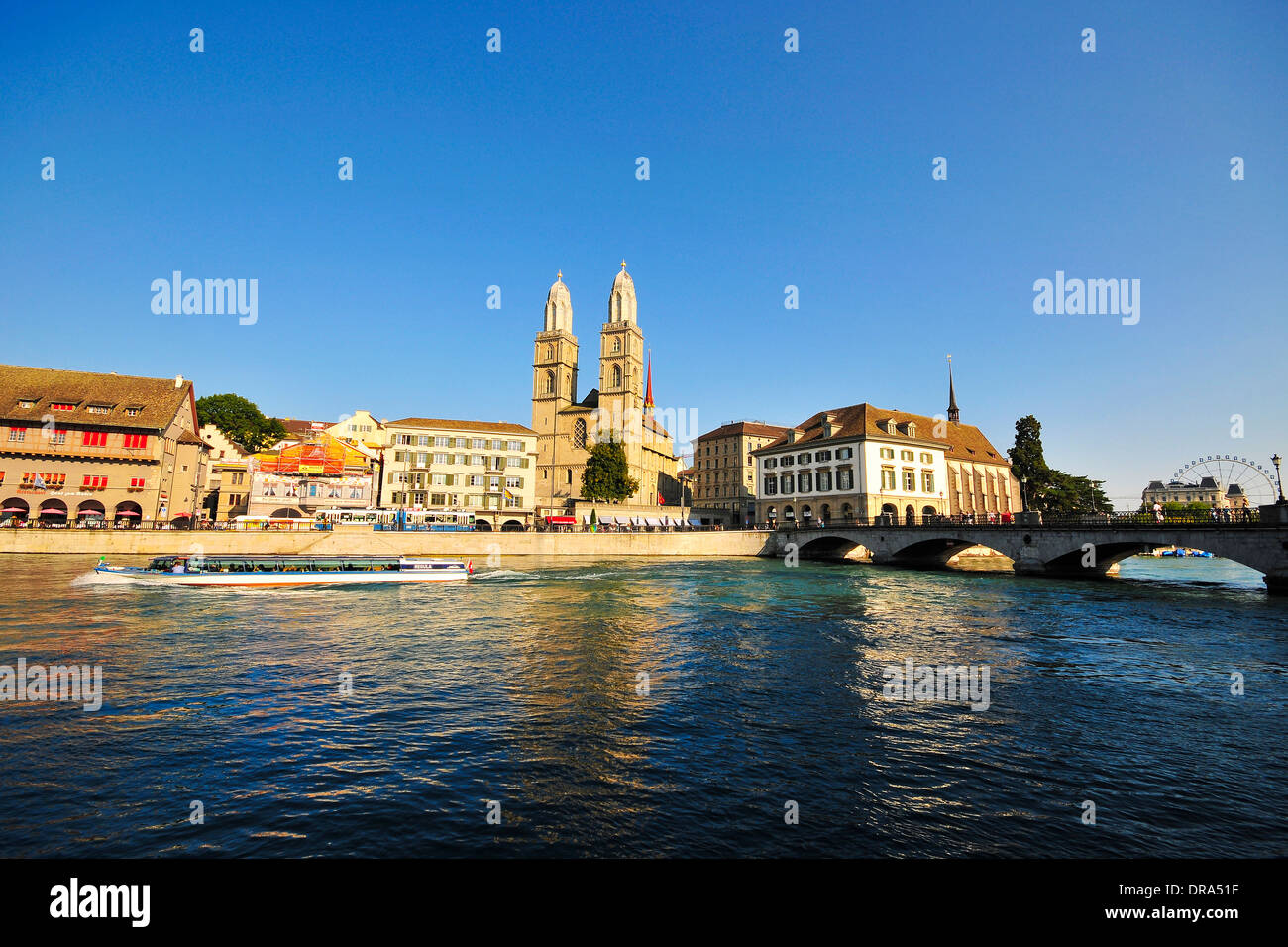 Zurich bridge limmat river hi-res stock photography and images - Alamy