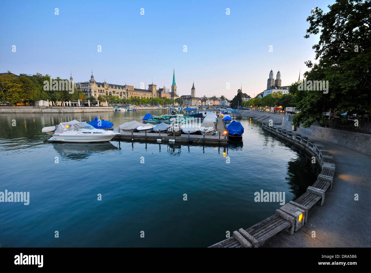 Limmat River in Zurich, Switzerland Stock Photo - Alamy