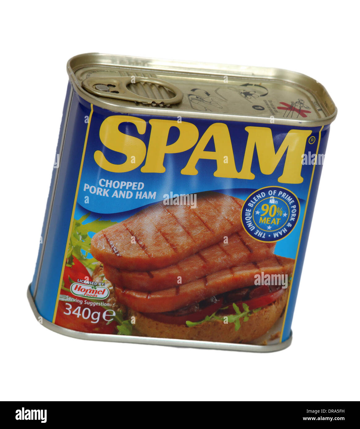 A tin of Spam Stock Photo - Alamy