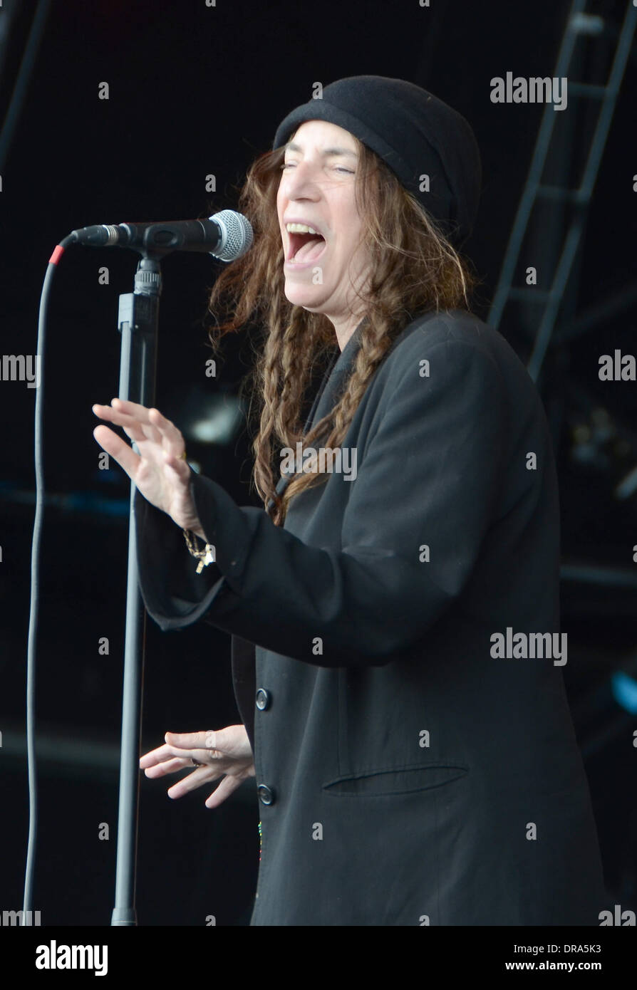 Patti Smith & Her Band Hop Farm Music Festival 2012 - Day 2 Paddock ...