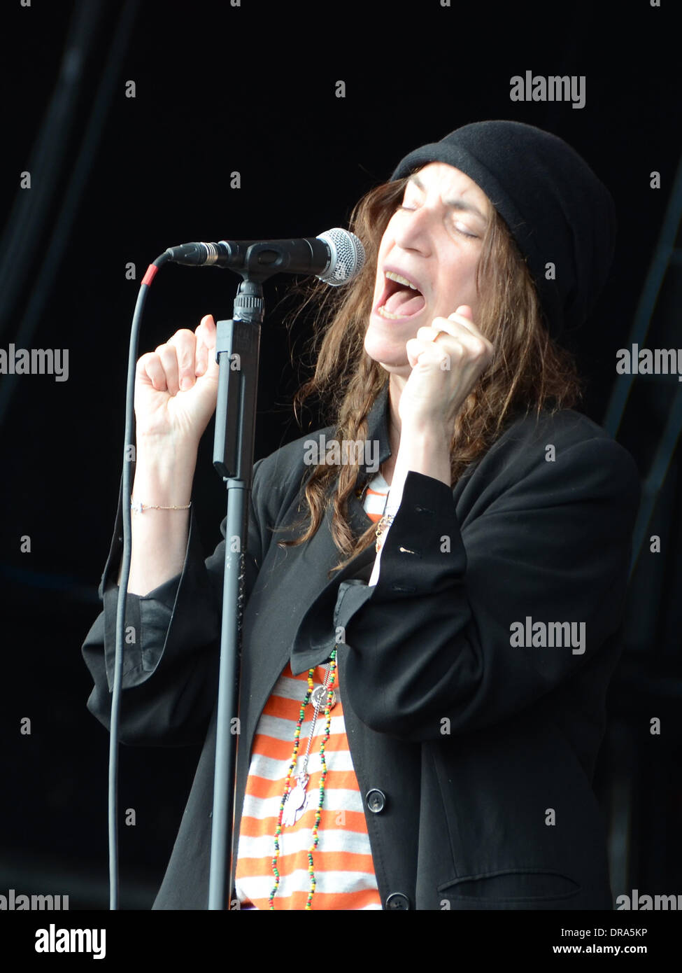 Patti Smith & Her Band Hop Farm Music Festival 2012 - Day 2 Paddock ...