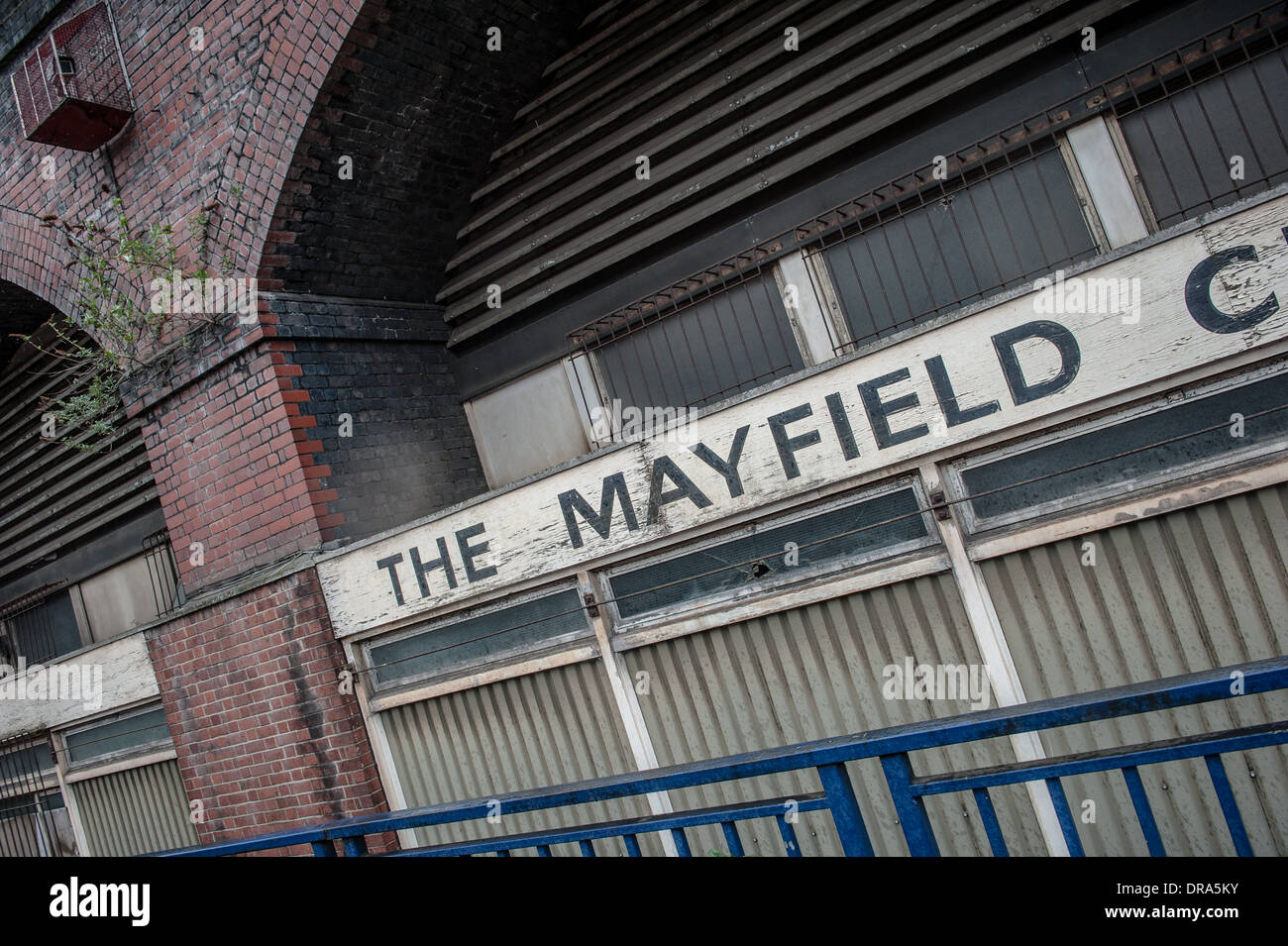 The disused Mayfield Depot, Manchester a former train station and used ...