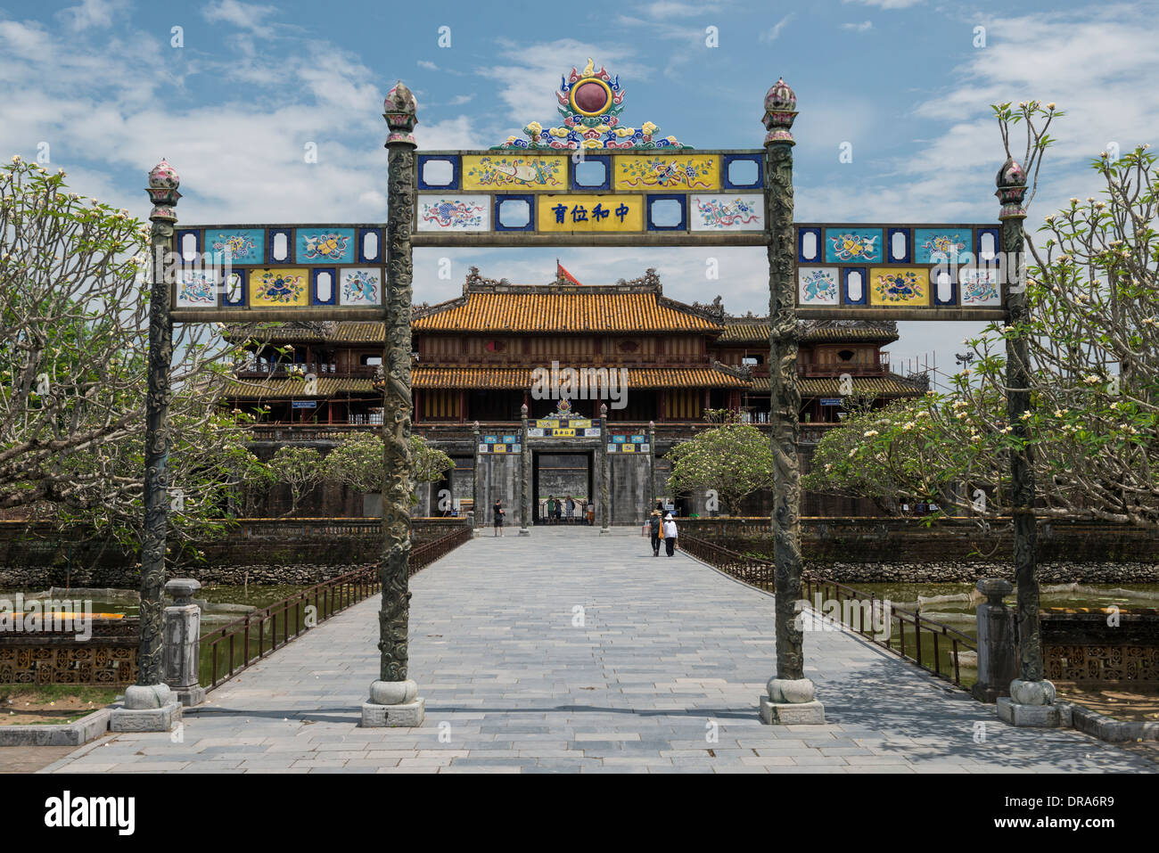 Noon gate at hue citadel hi-res stock photography and images - Alamy