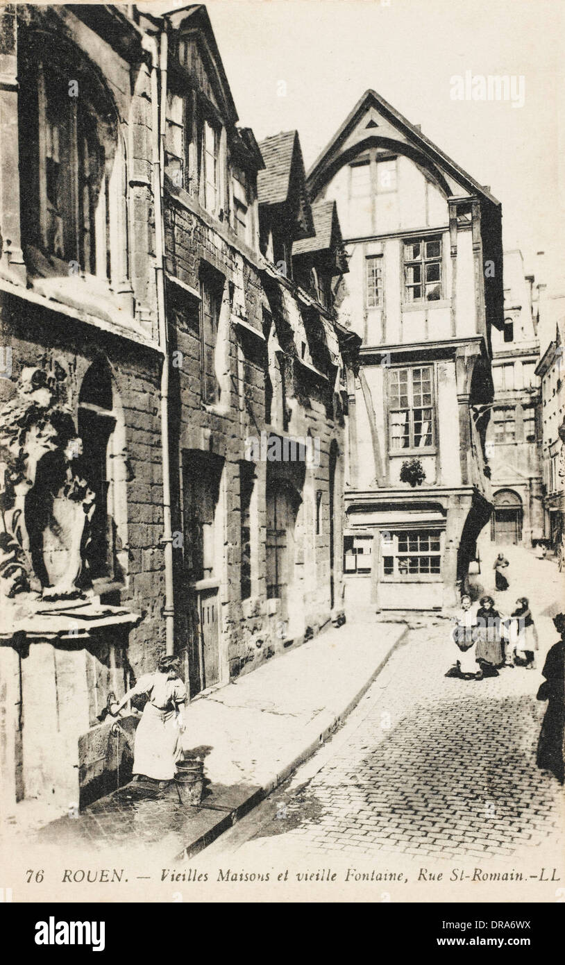 Fountain Rouen High Resolution Stock Photography and Images - Alamy