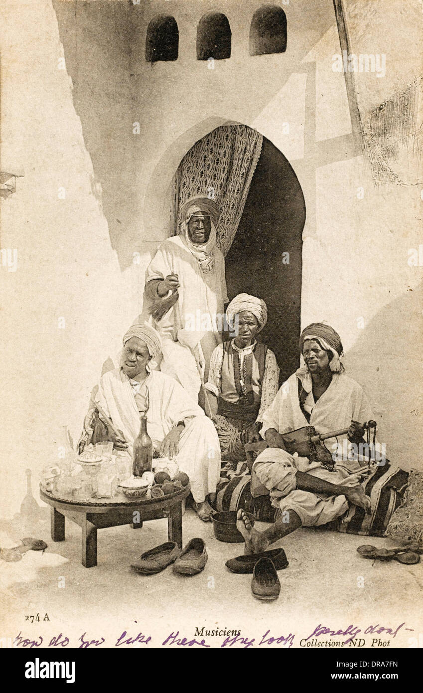 Group of Algerian Musicians Stock Photo - Alamy