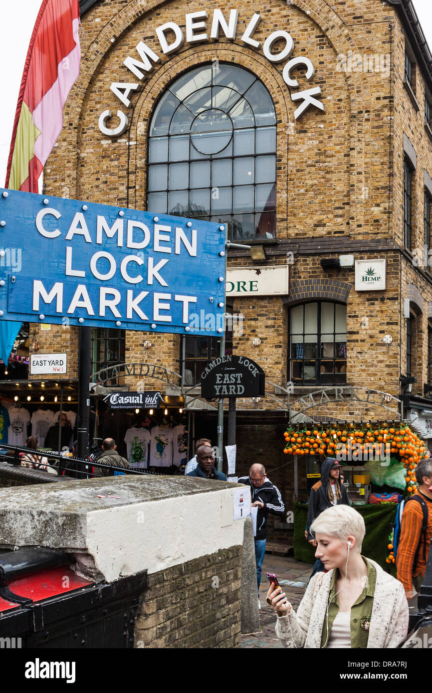 Camden Lock Market - London Stock Photo - Alamy