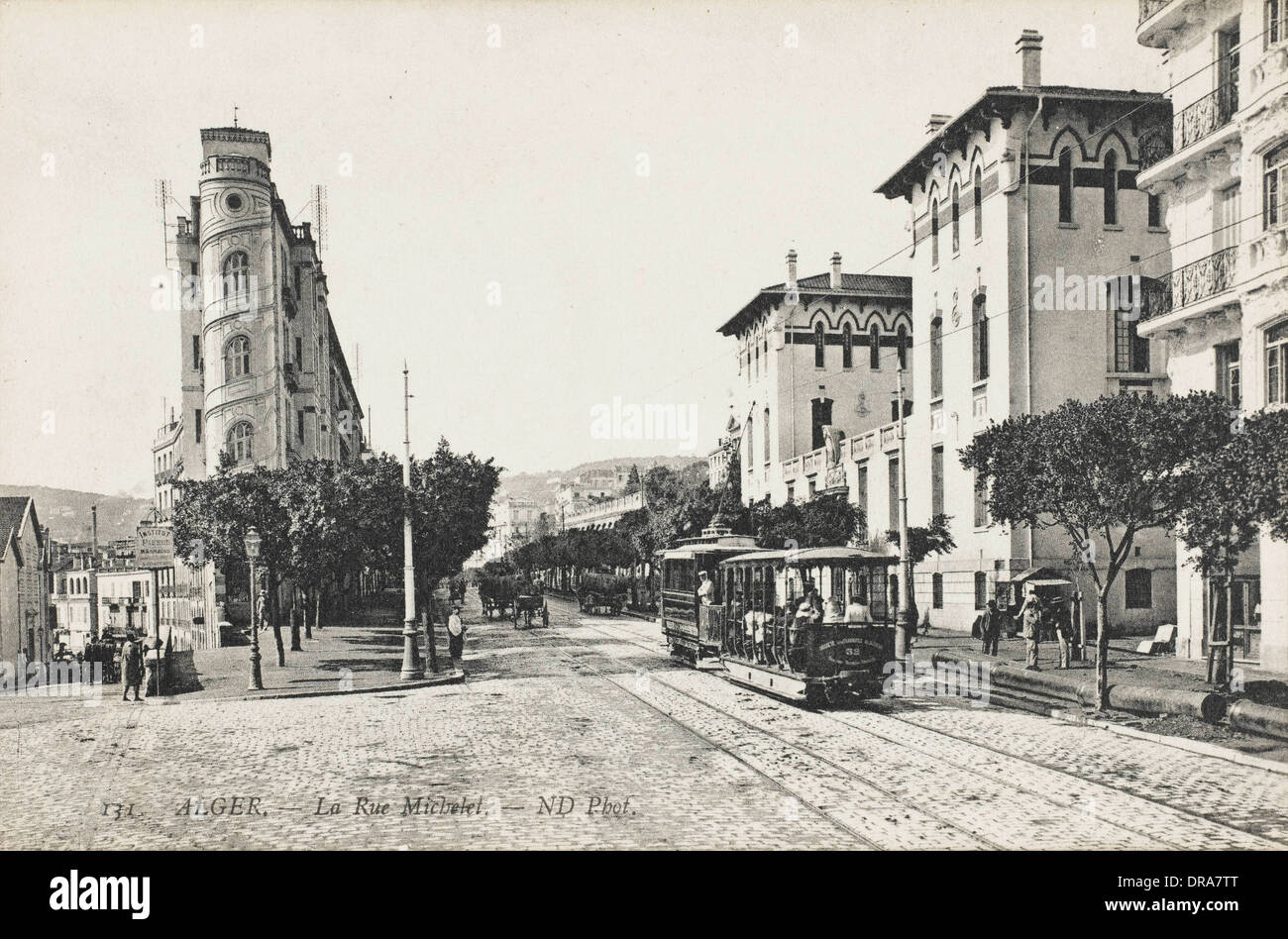 Rue Michelet, Algiers, Algeria Stock Photo - Alamy