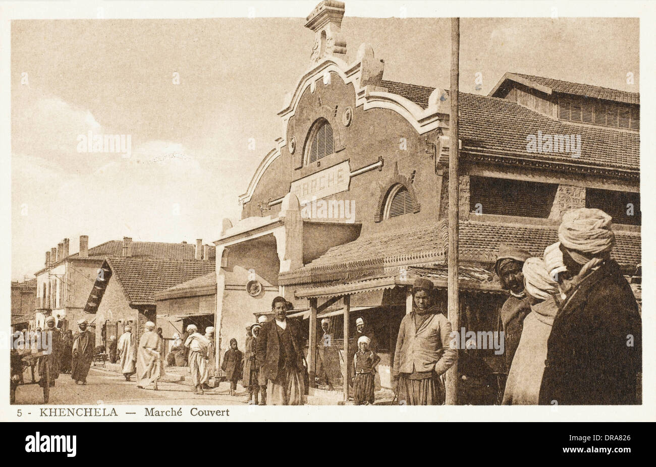 The Covered Market at Khenchela, Algeria Stock Photo - Alamy