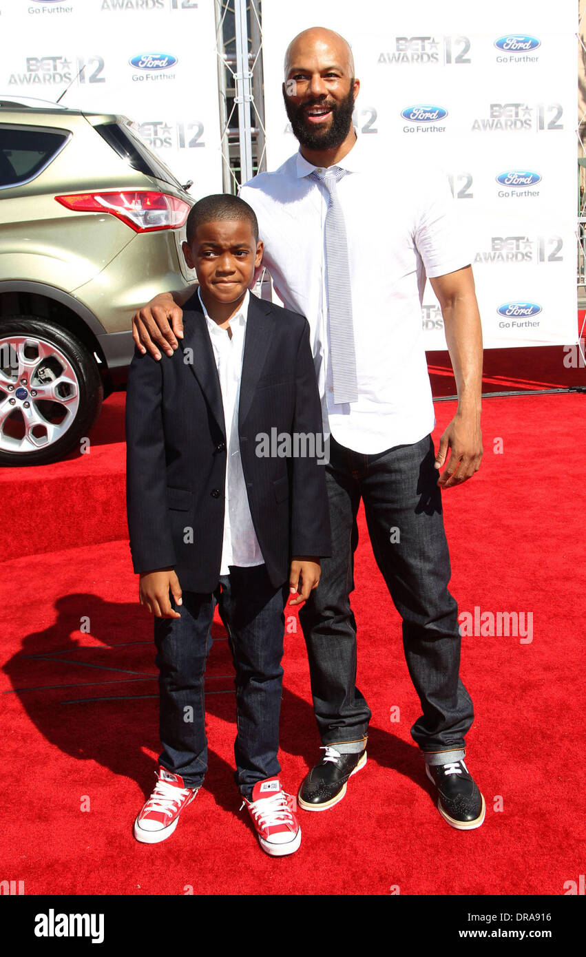 Common, Lonnie Rashid Lynn 2012 BET Awards - Arrivals held at The ...