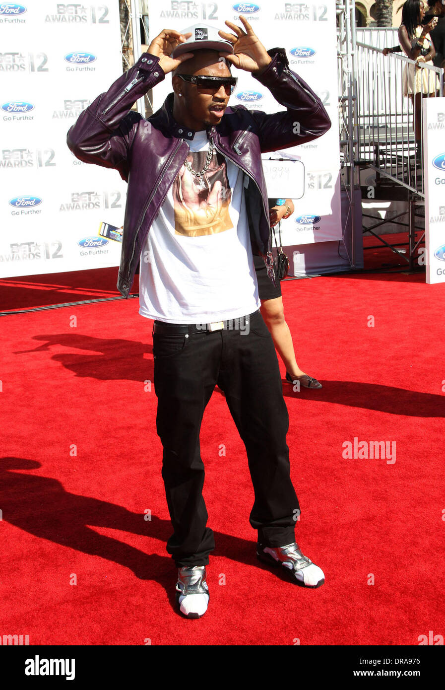 Trey Songz, Tremaine Aldon Neverson 2012 BET Awards at The Shrine ...