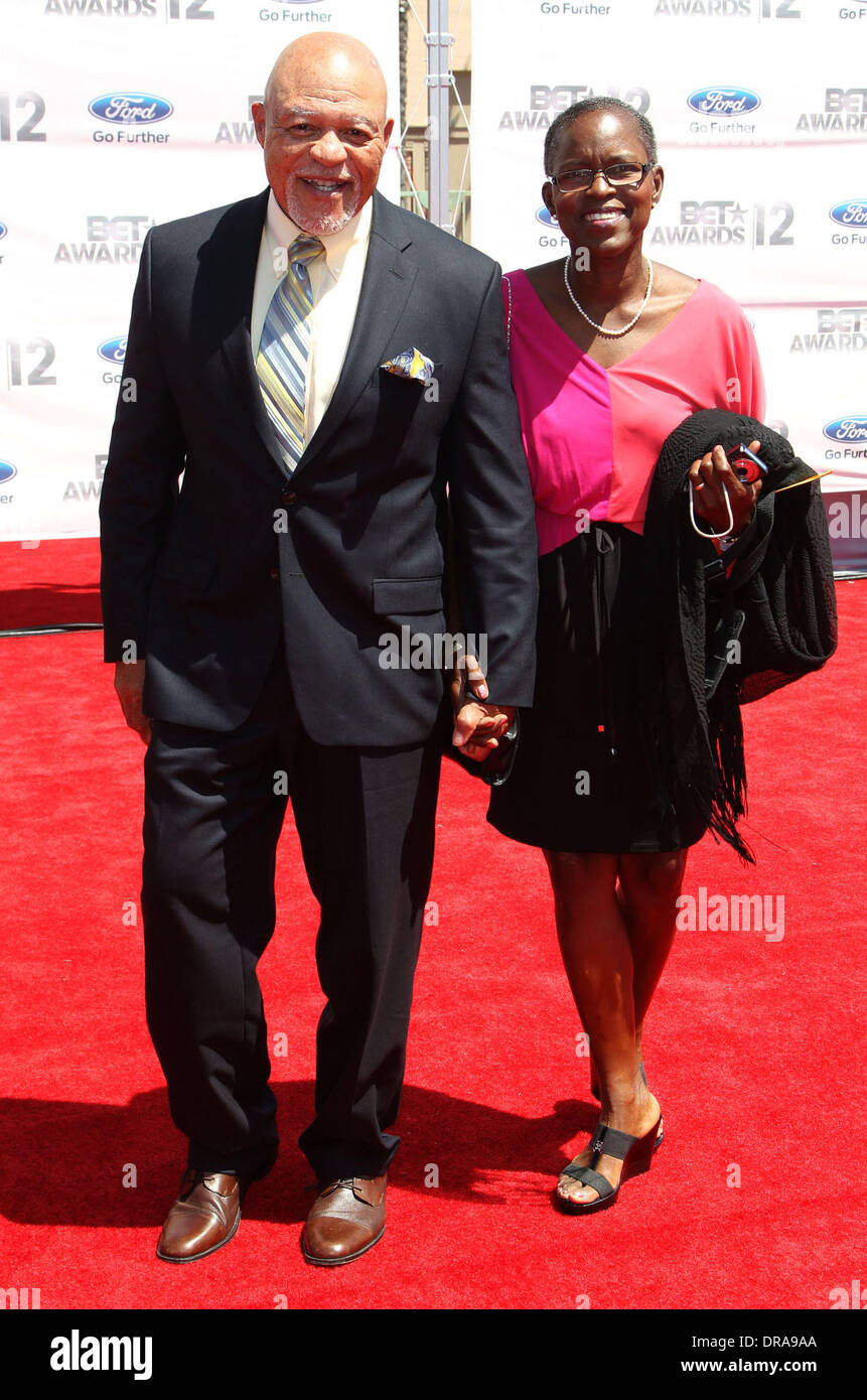 John Beasley, Judy Beasley 2012 BET Awards at The Shrine Auditorium ...