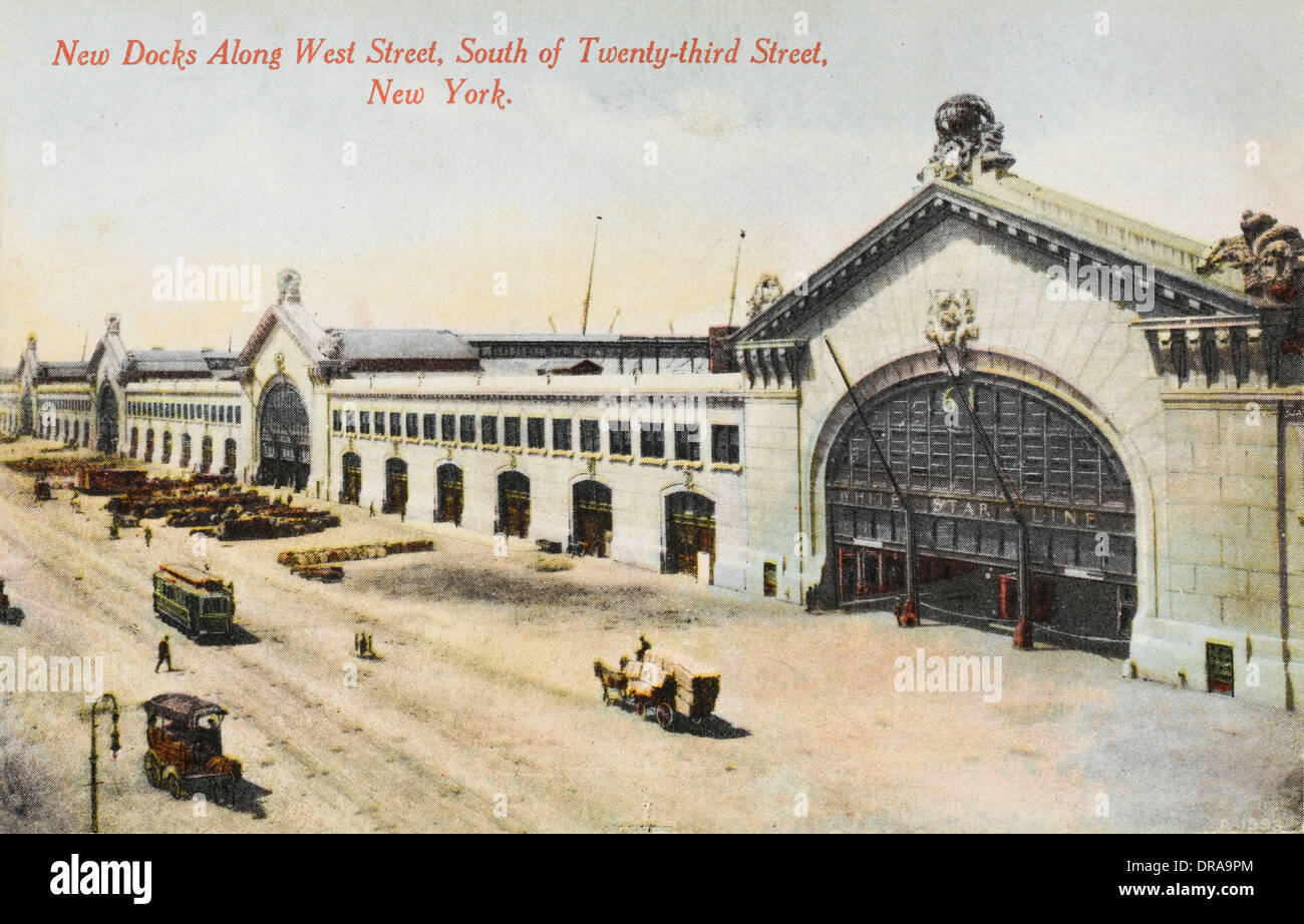 New York Docks, USA Stock Photo - Alamy