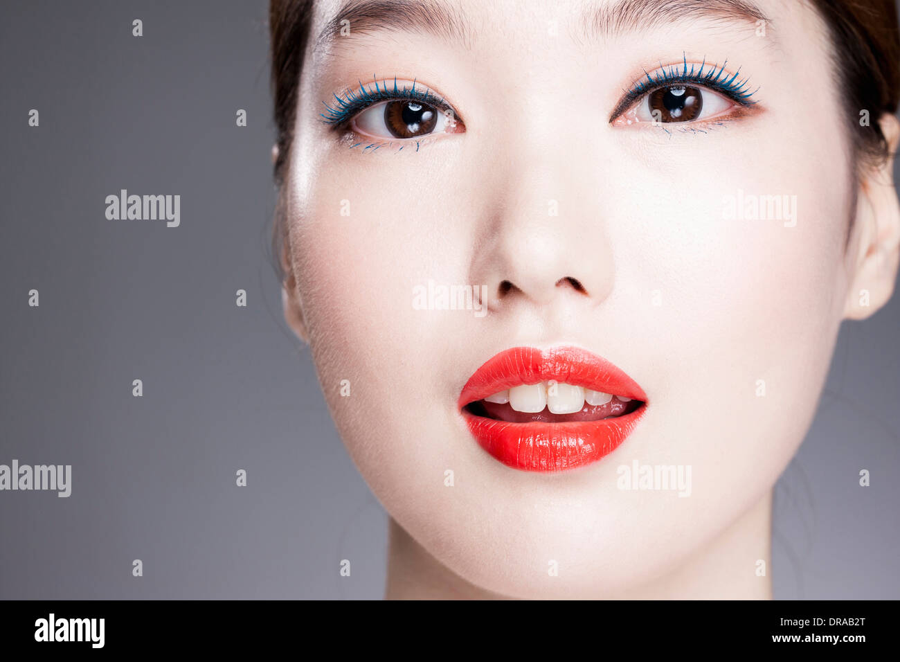 Lipstick face hi-res stock photography and images - Alamy