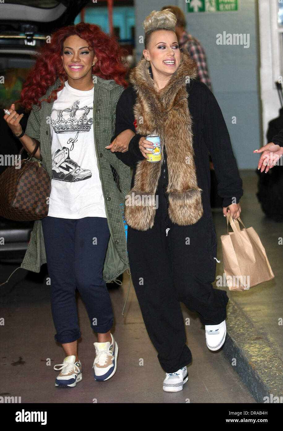 Stooshe outside the ITV studios London, England - 03.07.12 Stock Photo ...