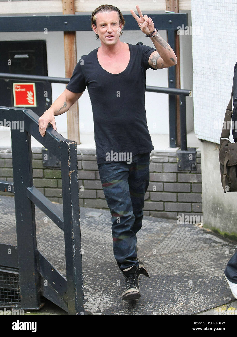 Daniel Powter at the ITV studios London, England - 03.07.12 Stock Photo ...