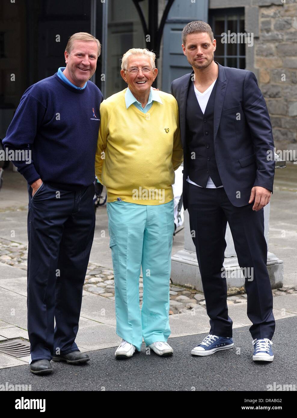 Ronnie Whelan, Sil Fox and Keith Duffy at Carlton house for the Brendan ...