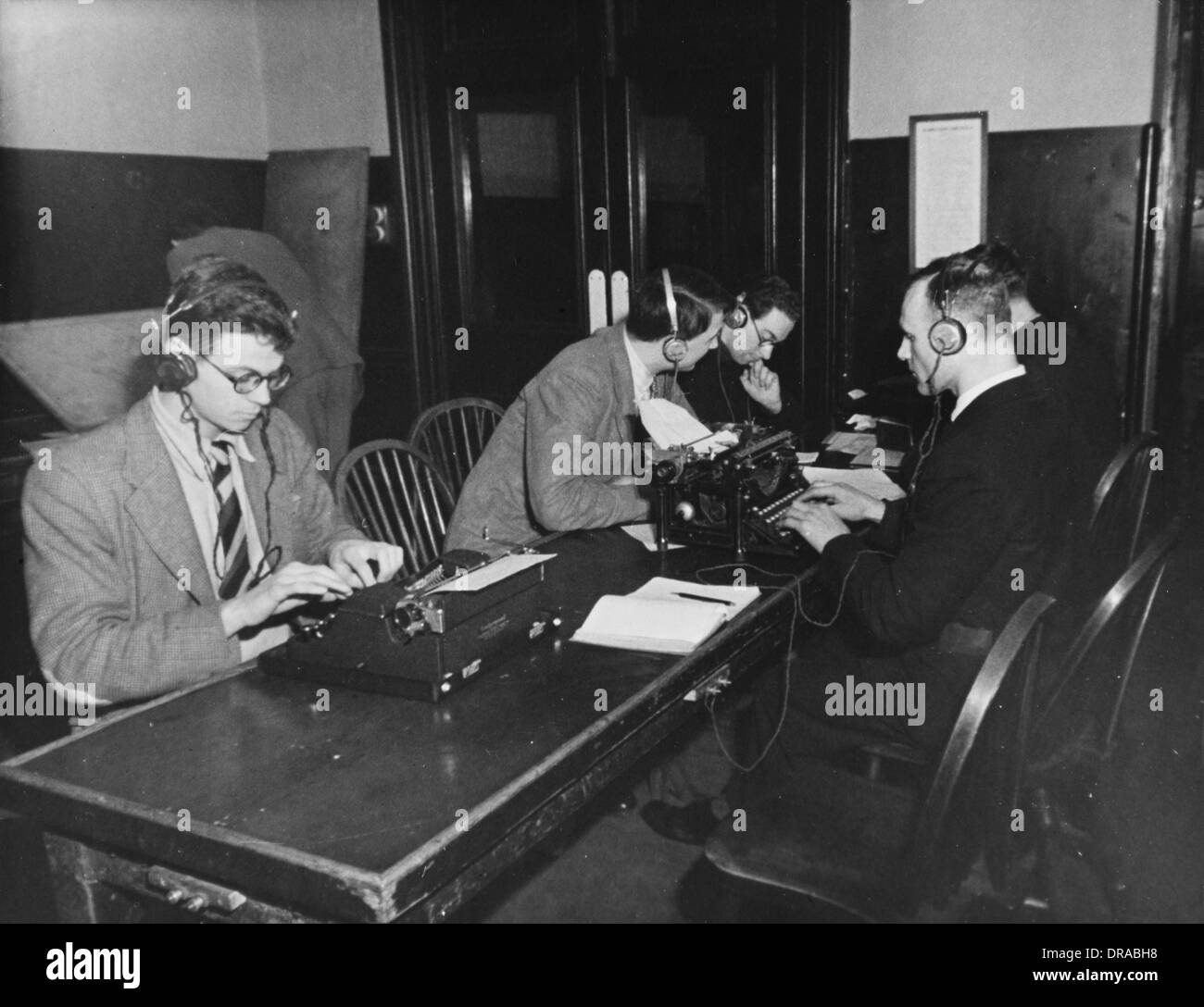 Wireless Operator School, WWII Stock Photo - Alamy