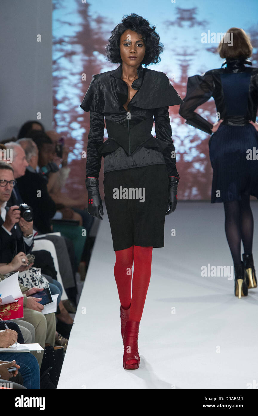 Model Paris Fashion Week Fall / Winter 2013 - Jean Luc Amsler - Catwalk ...