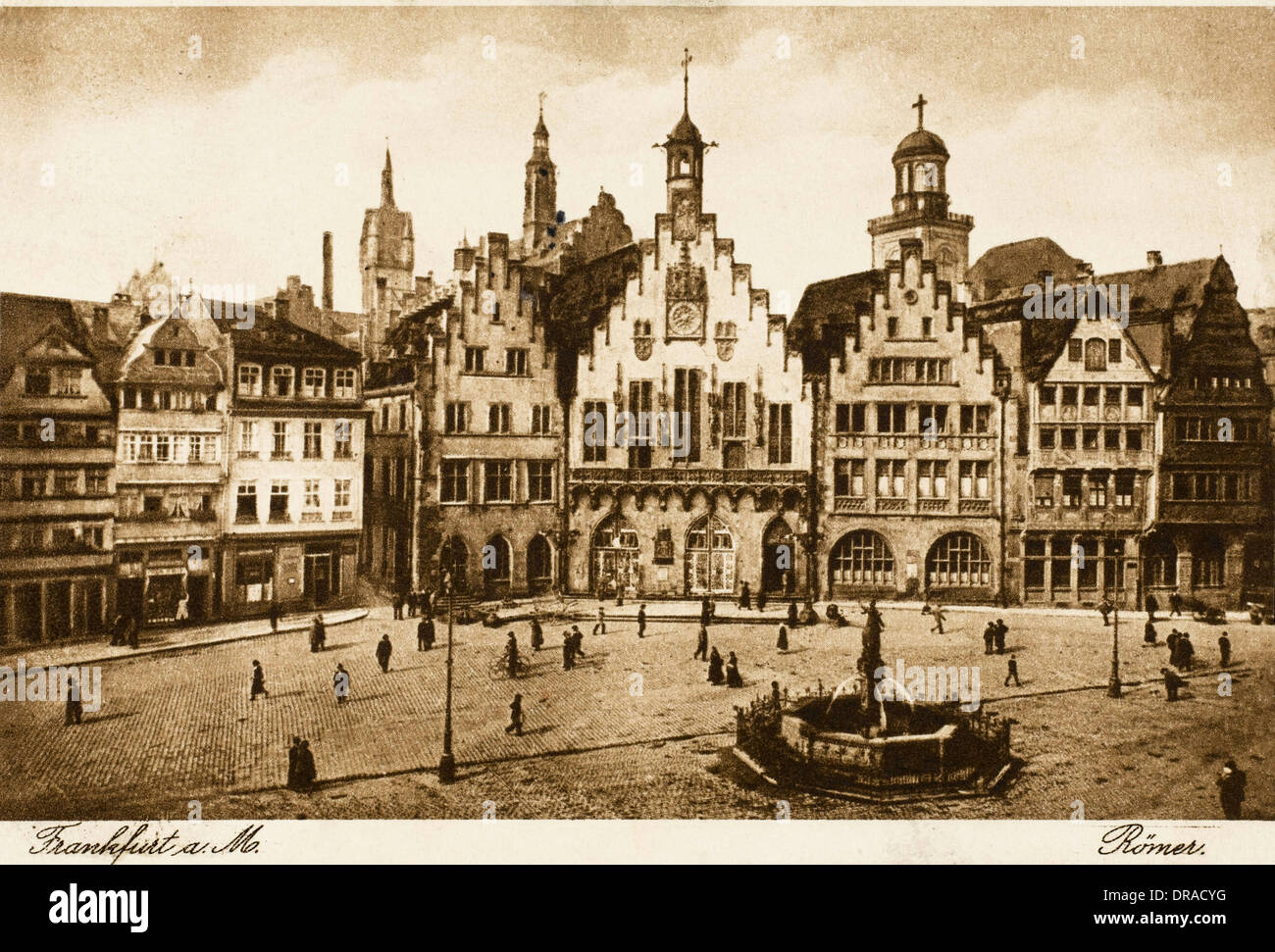 Frankfurt, Germany - The Romer Stock Photo - Alamy